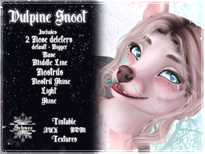 Second Life Marketplace - {S} - Vulpine Snoot